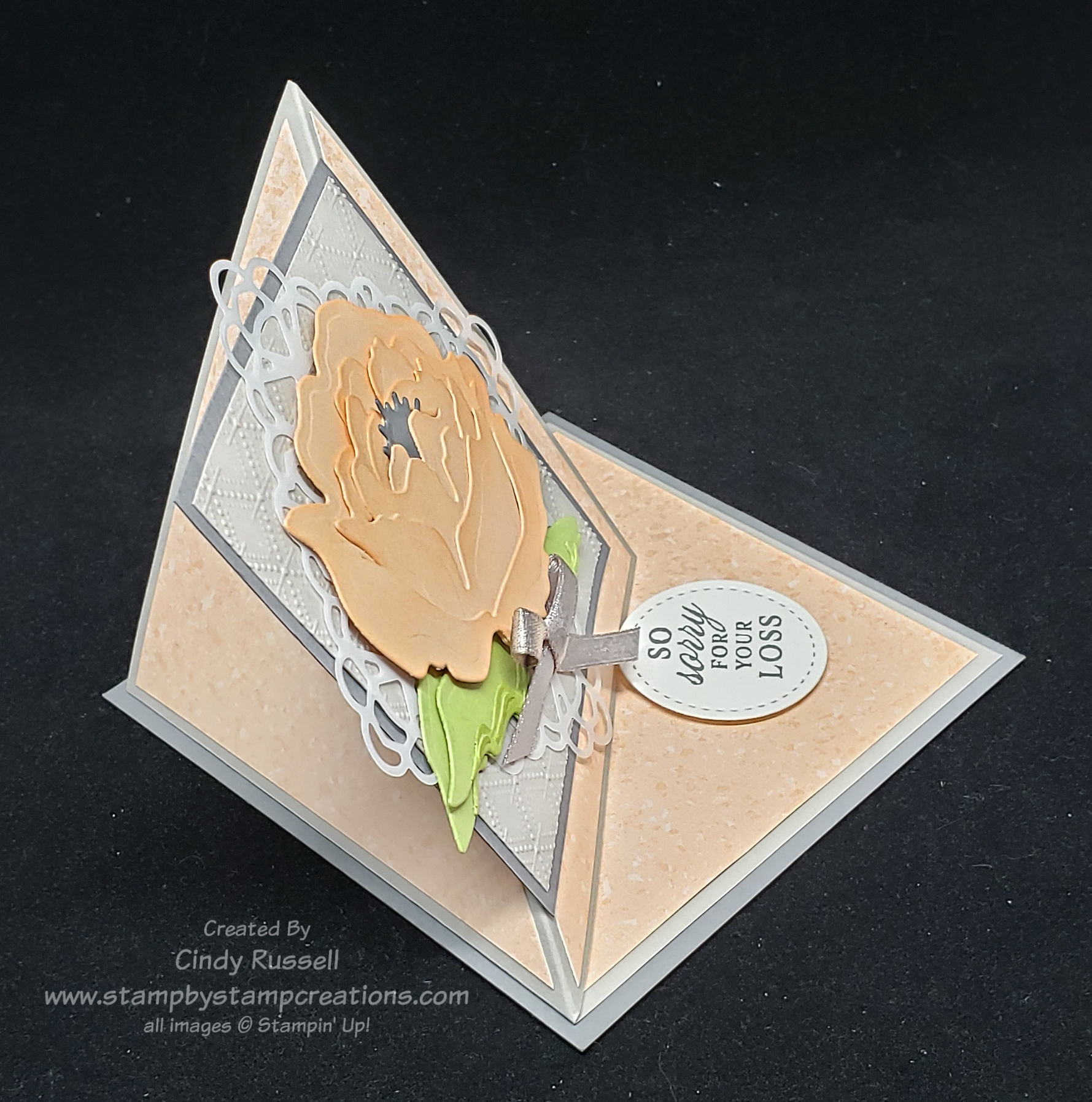 Fun Folds: Twisted Easel Card - Stamp By Stamp Creations